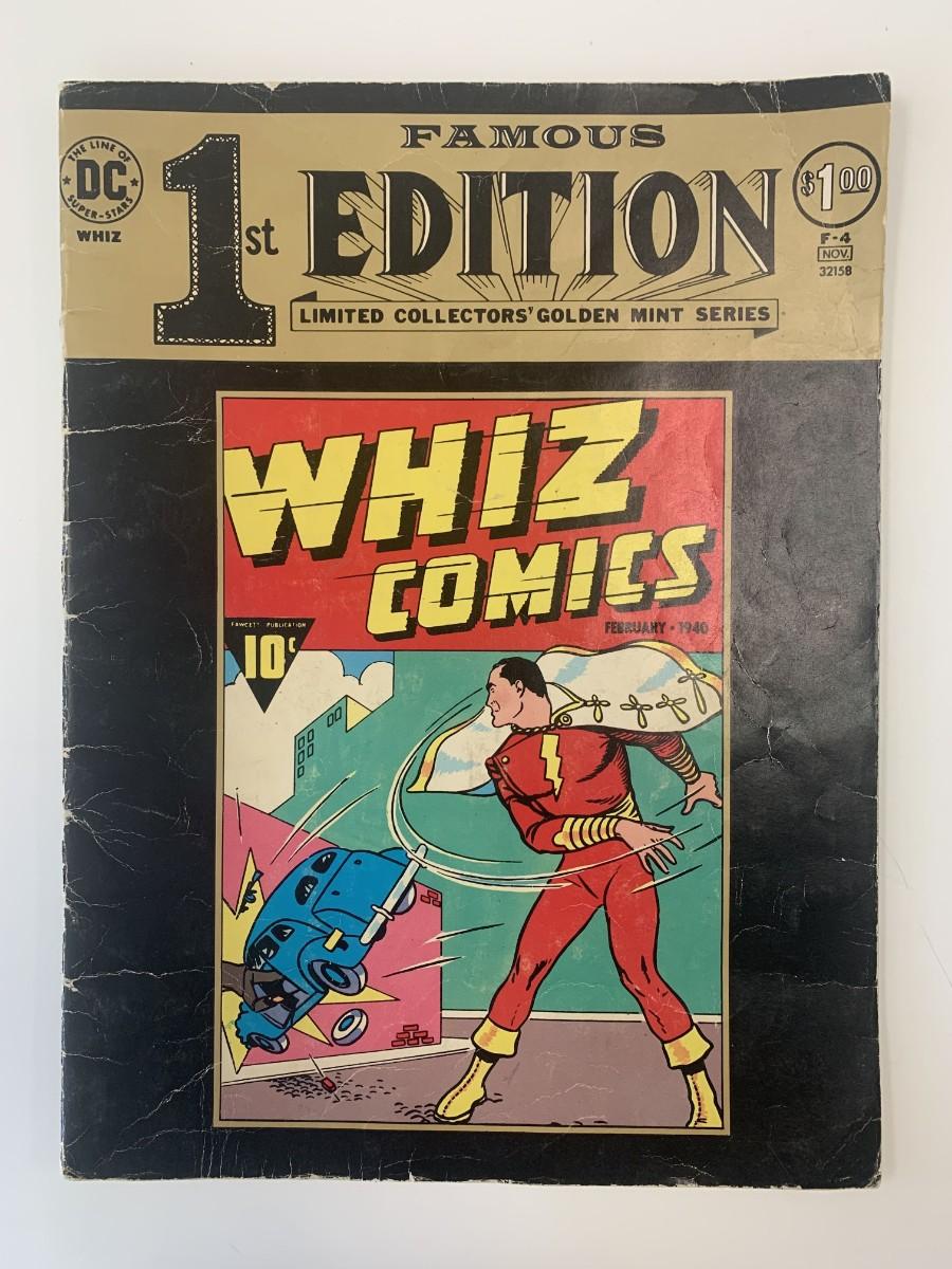 Famous 1st Edition Whiz Comics #1 Limited Collectors Golden Mint Series ...