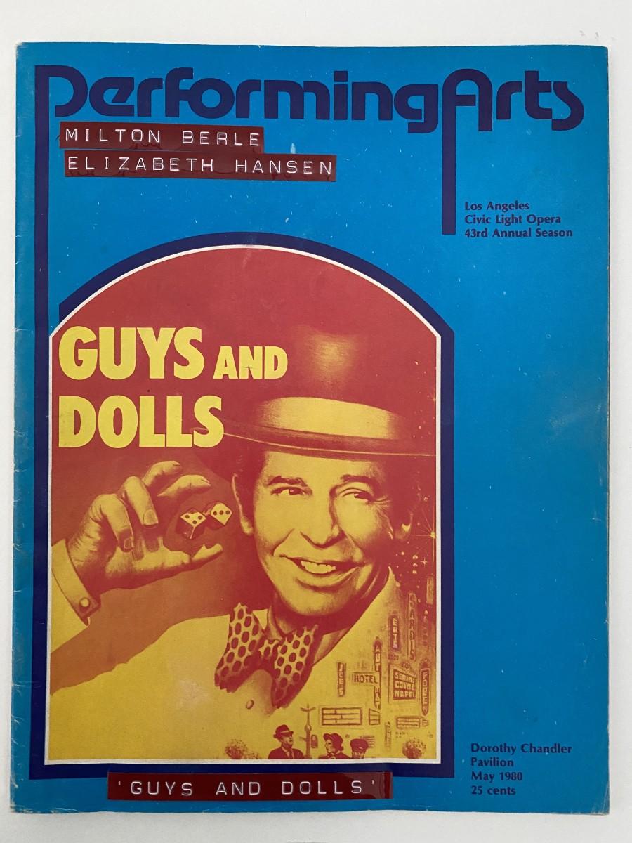 Milton Berle and Elizabeth Hansen Signed Performing Arts Magazine May ...