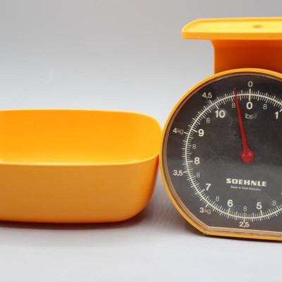 Vintage Soehnle West German Groovy Hippy Orange Color Scale ...