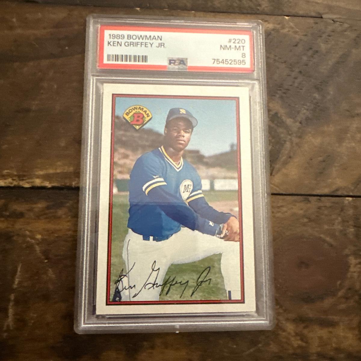 1989 Bowman KEN GRIFFEY JR. Rookie Card RC #220 Mariners MLB HOF ...