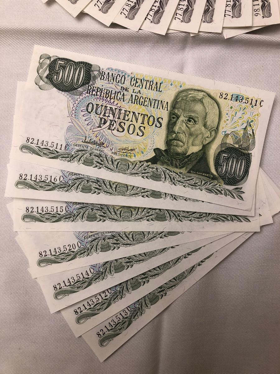 Argentinian 50 And 500 Pesos Currency EstateSales argentinian-50-and-500-pesos-currency-estatesales