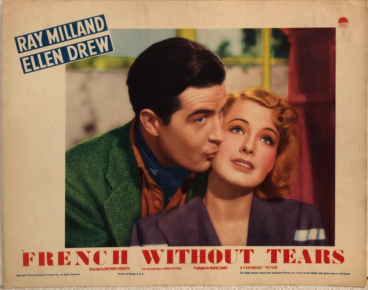 French Without Tears original 1940 vintage lobby card | EstateSales.org