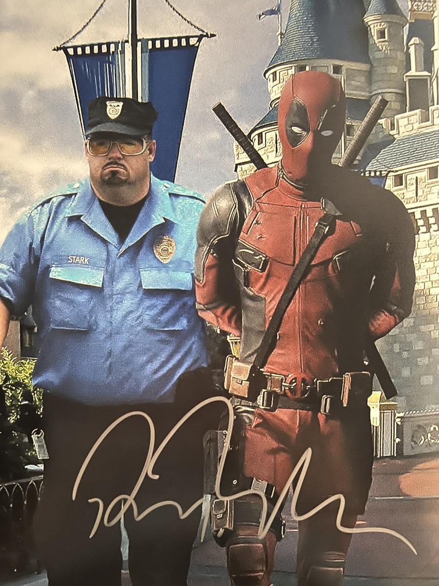 Deadpool Ryan Reynolds signed photo | EstateSales.org