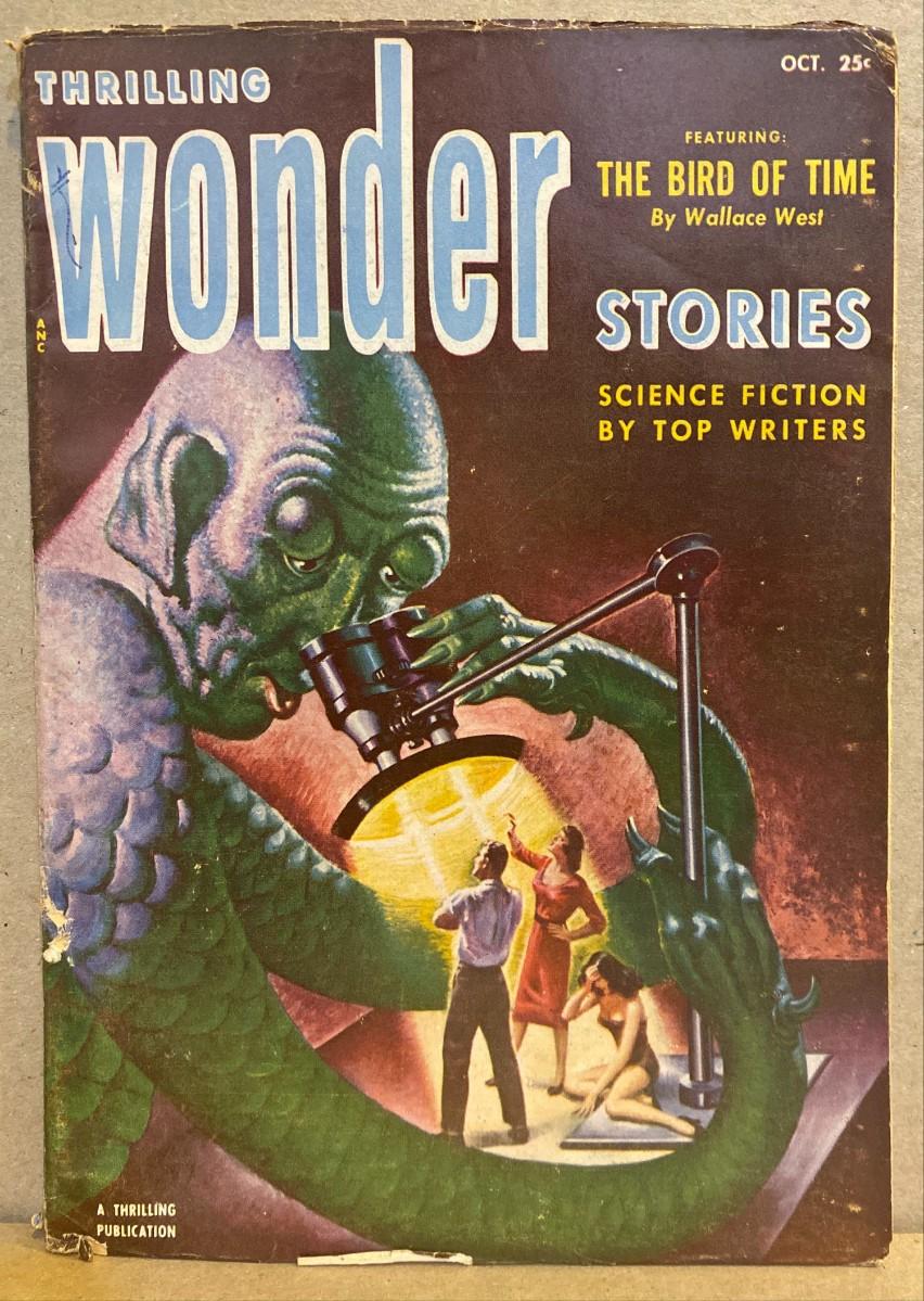 Thrilling Wonder Stories original October 1952 vintage pulp magazine ...
