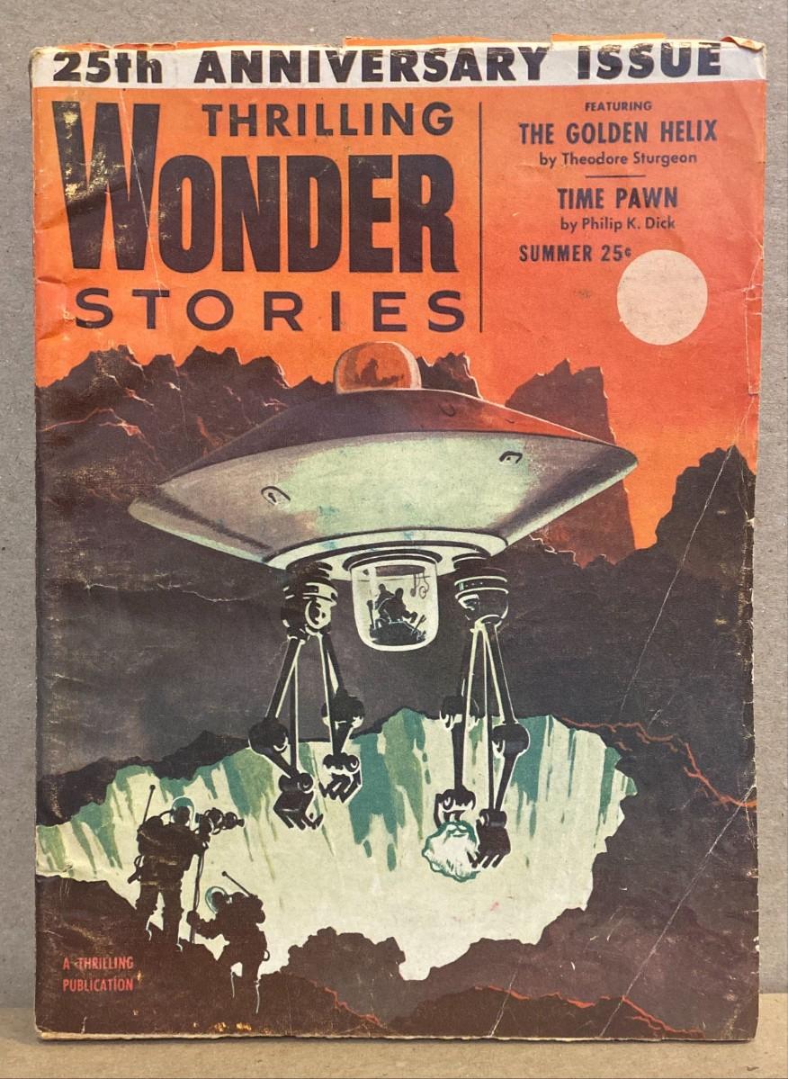 Thrilling Wonder Stories original Summer 1954 vintage pulp magazine ...