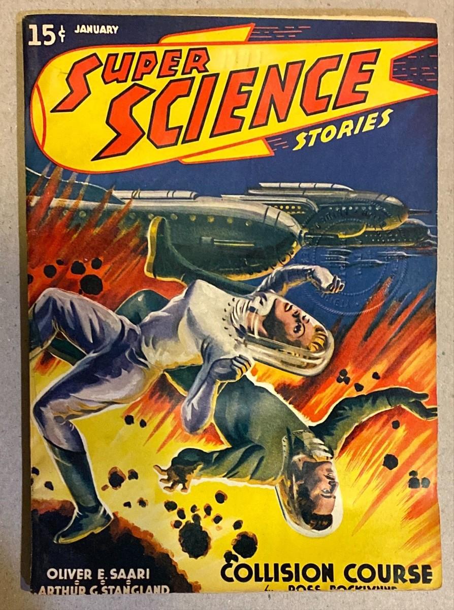 Super Science Stories original January 1941 vintage pulp magazine V.2 ...