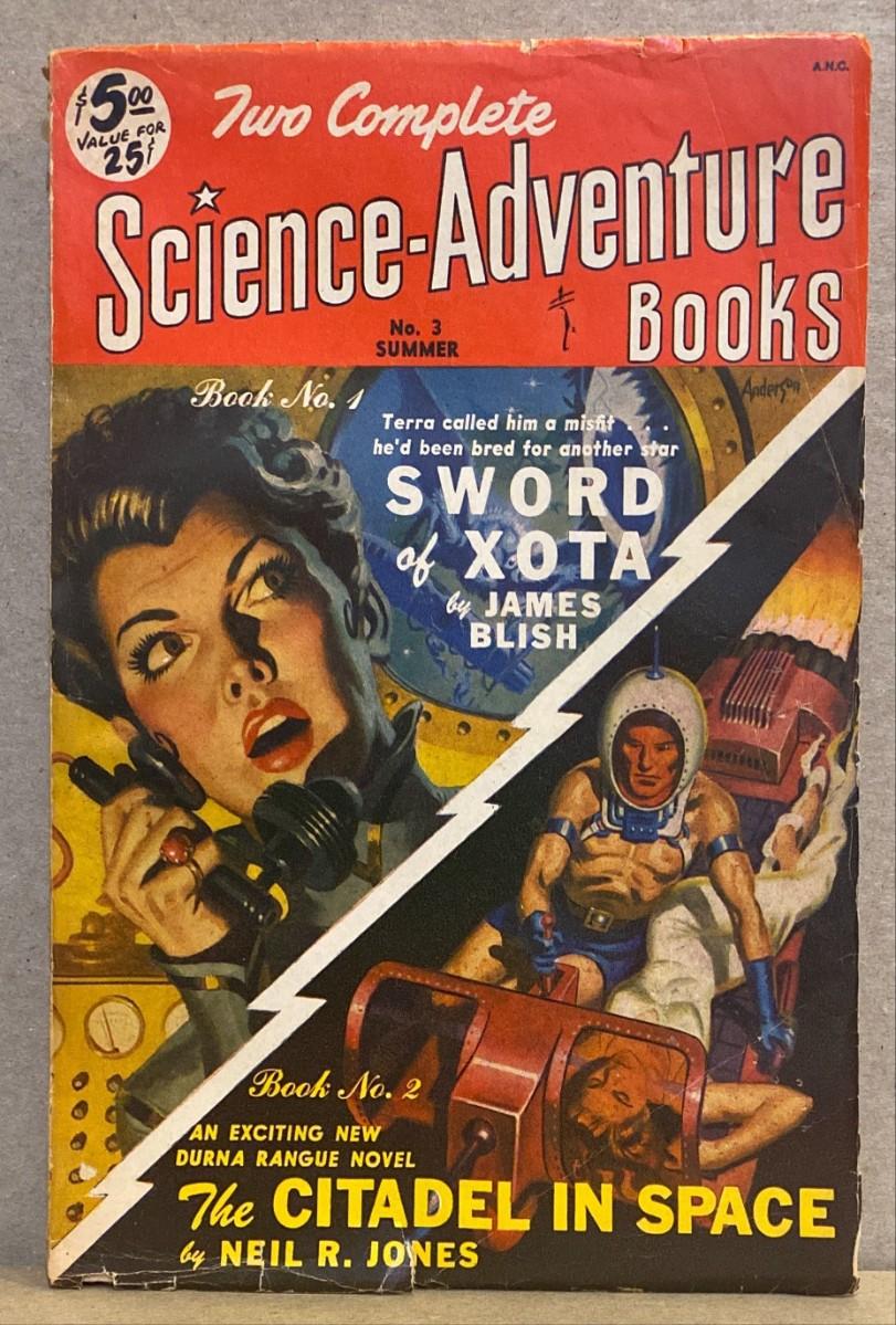 Two Complete Science-Adventure Books original Summer 1951 vintage pulp ...
