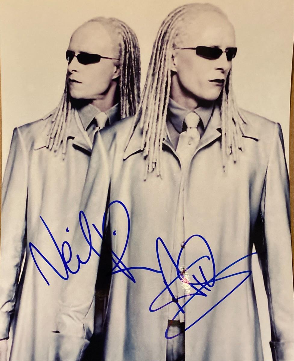 The Matrix Reloaded Alex and Neil Rayment signed movie photo ...
