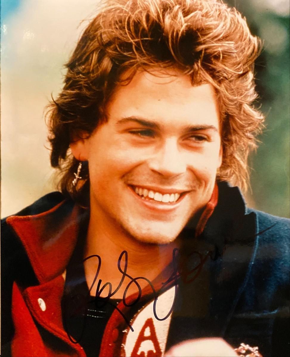 St. Elmo's Fire Rob Lowe signed movie photo | EstateSales.org