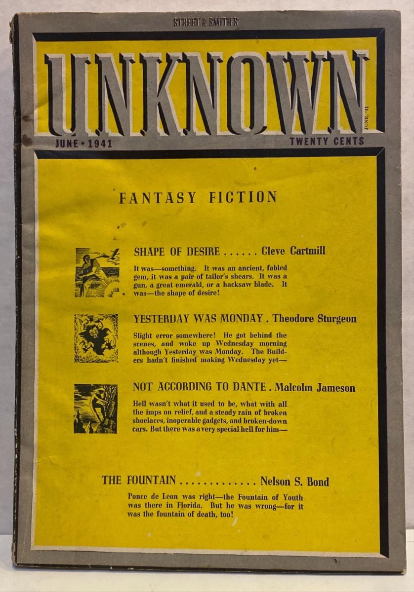 Unknown original June 1941 vintage pulp magazine | EstateSales.org