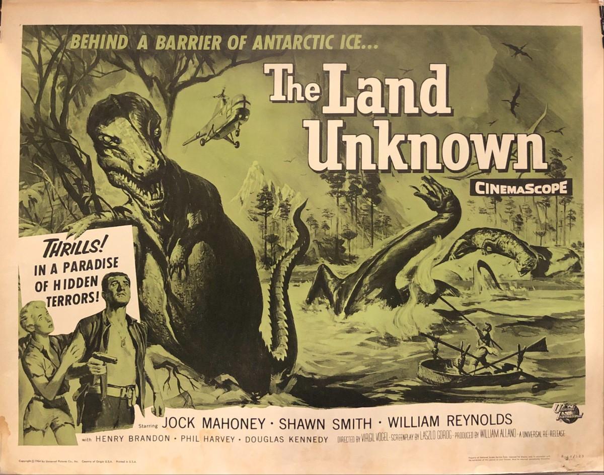 The Land Unknown original 1964R vintage display sheet | EstateSales.org