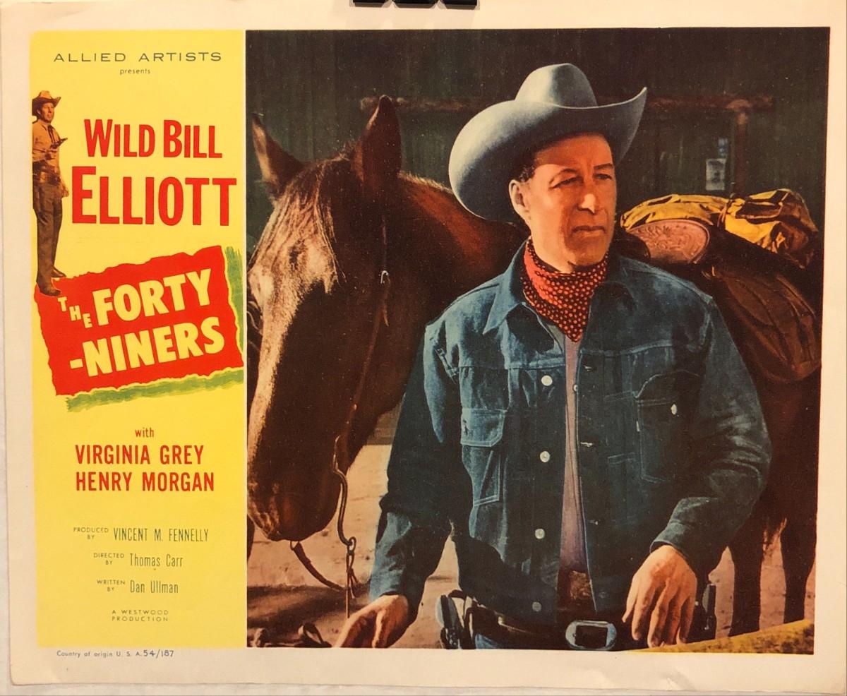 The Forty-Niners original 1954 vintage lobby card | EstateSales.org
