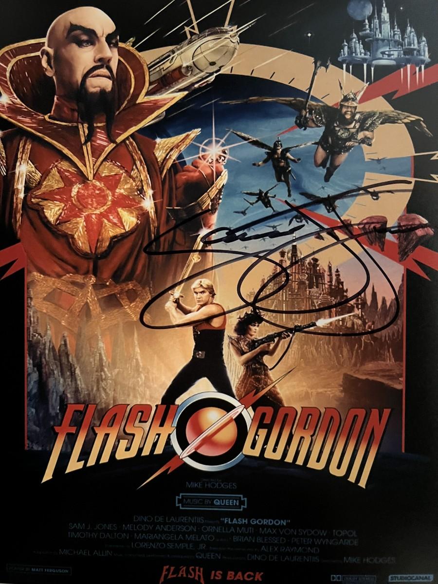 Flash Gordon Sam J. Jones signed movie photo | EstateSales.org