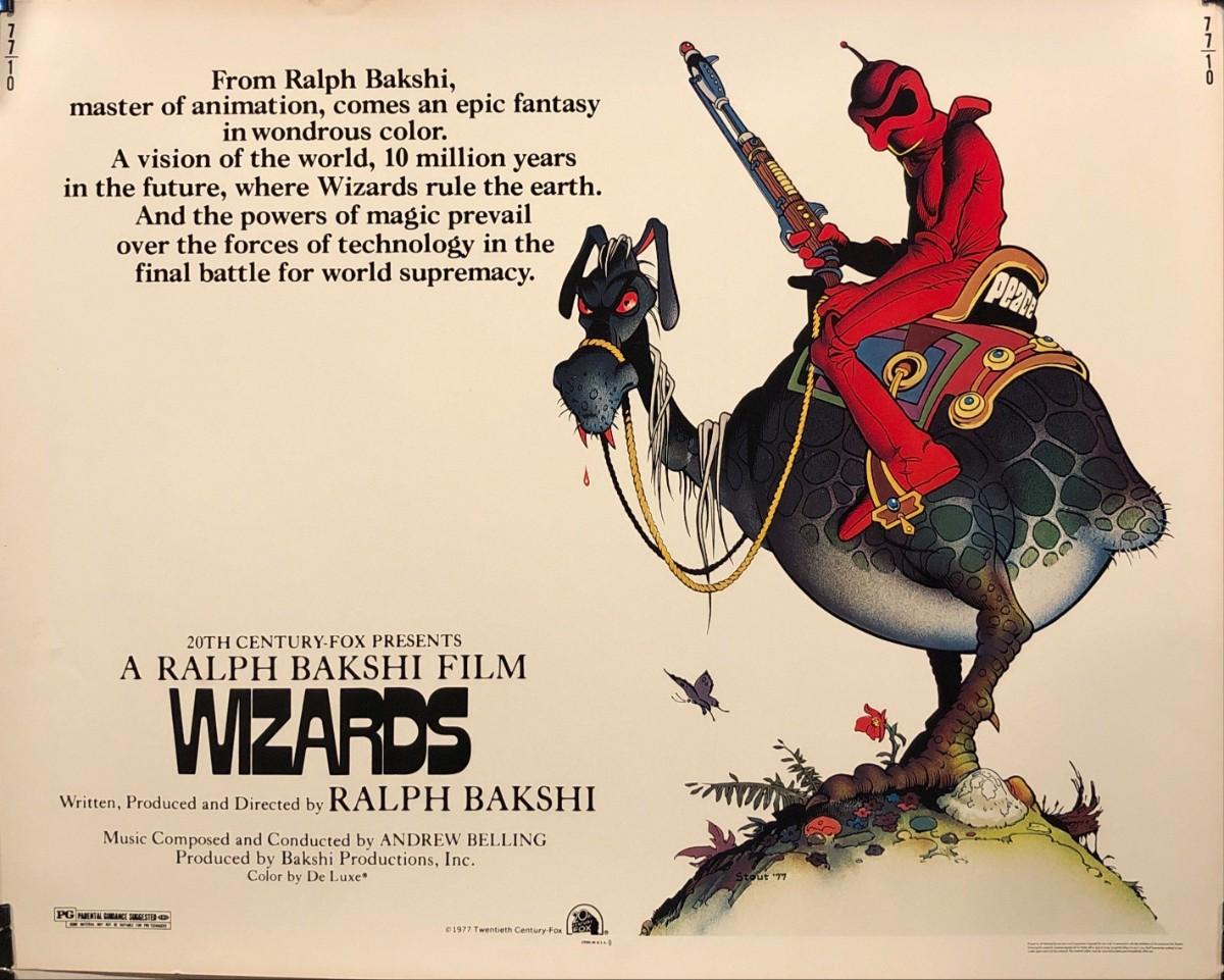 Wizards 1977 original vintage display sheet | EstateSales.org