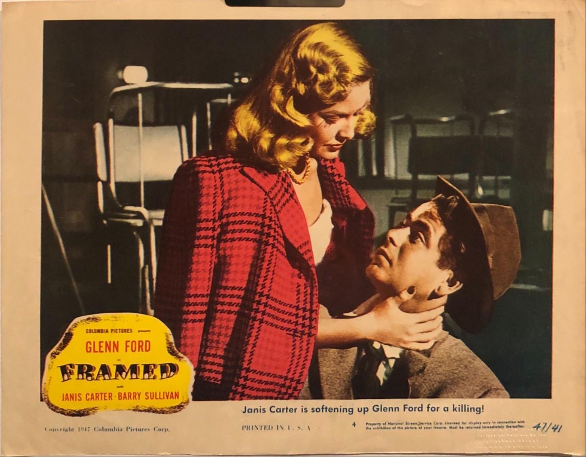 Framed original 1947 vintage lobby card | EstateSales.org