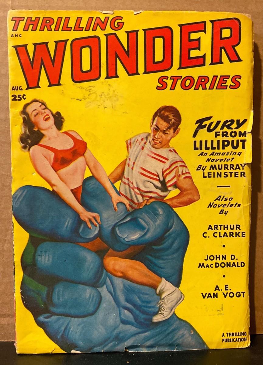Thrilling Wonder Stories original August 1949 vintage pulp magazine ...