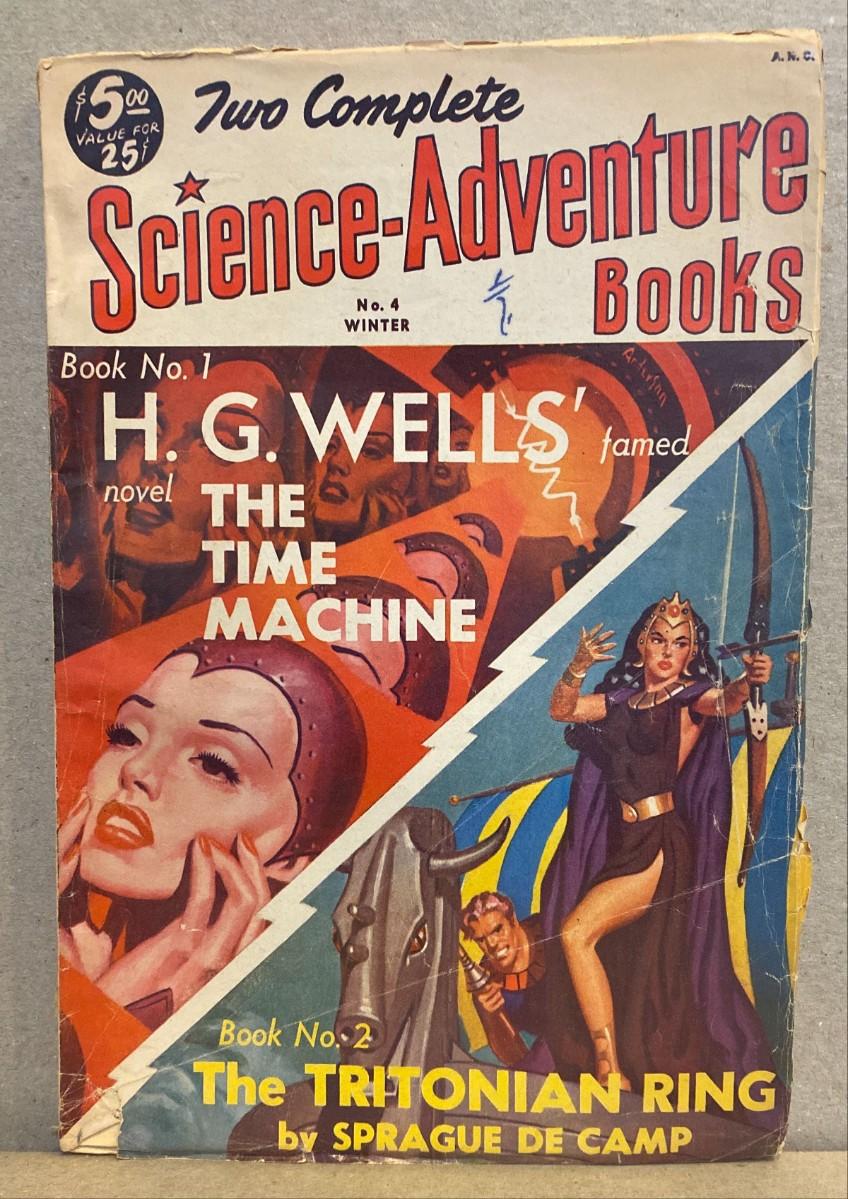 Two Complete Science-Adventure Books original Winter 1951 vintage pulp ...