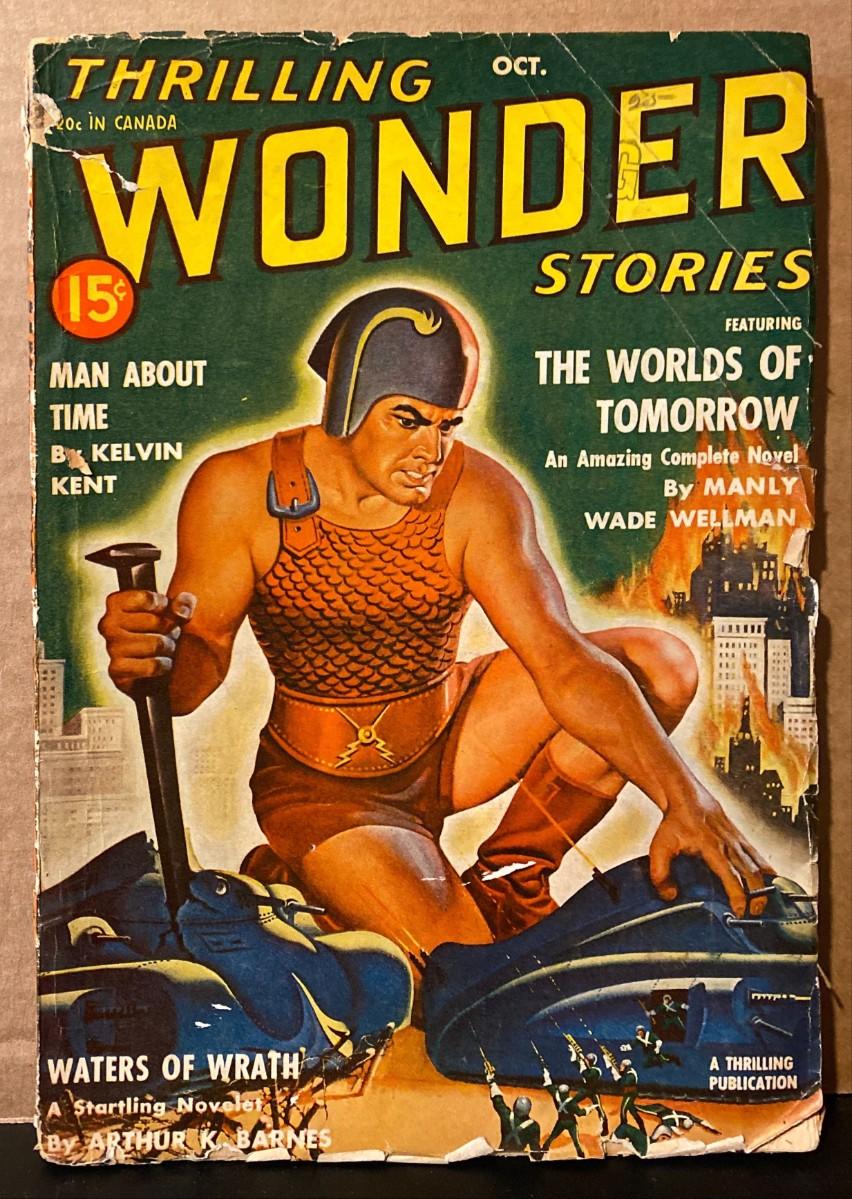 Thrilling Wonder Stories original 1940 vintage pulp magazine ...