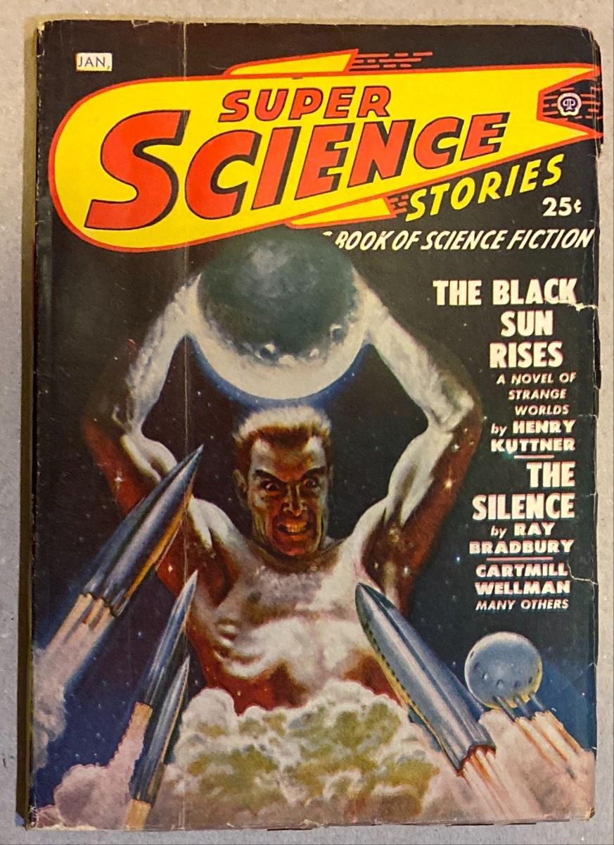 Super Science Stories original January 1949 vintage pulp magazine V.5 ...