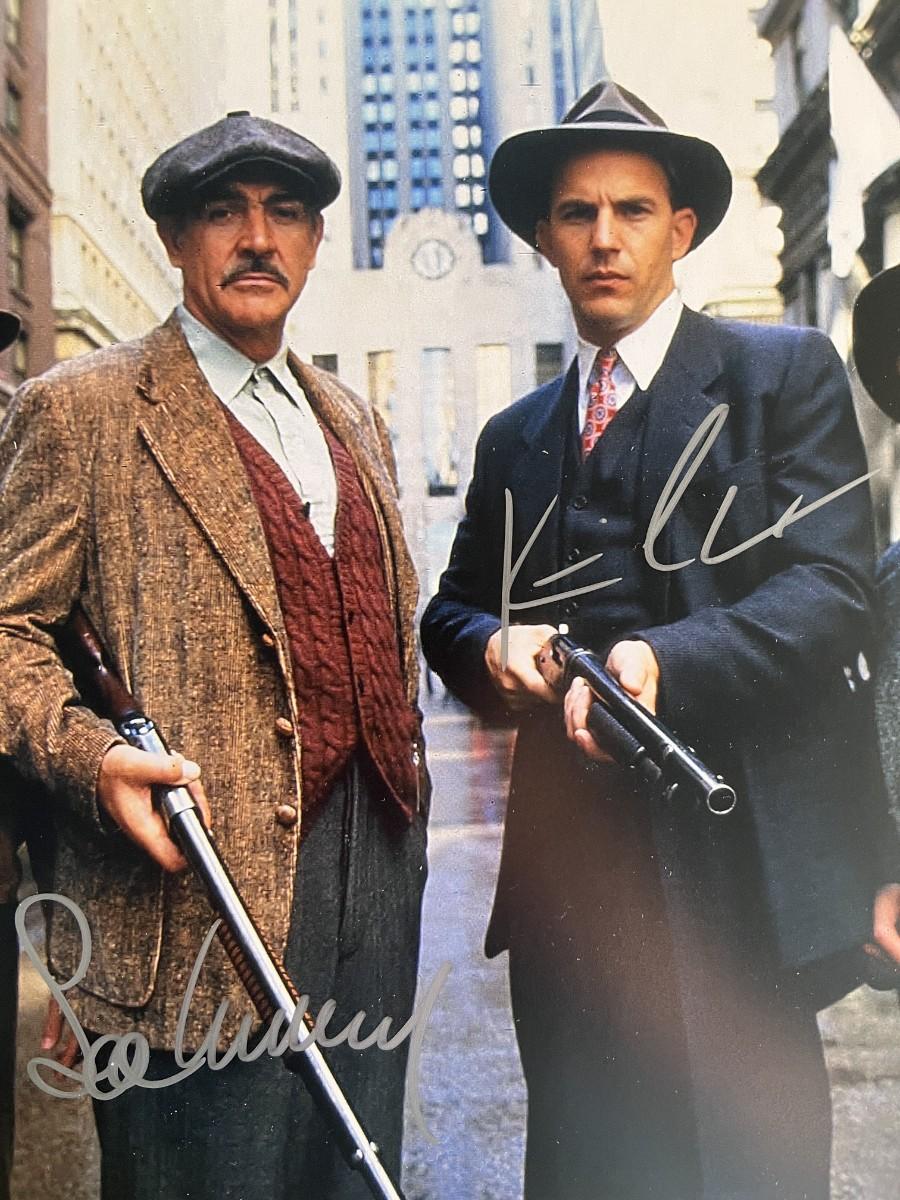 The Untouchables Sean Connery kevin Costner signed movie photo ...