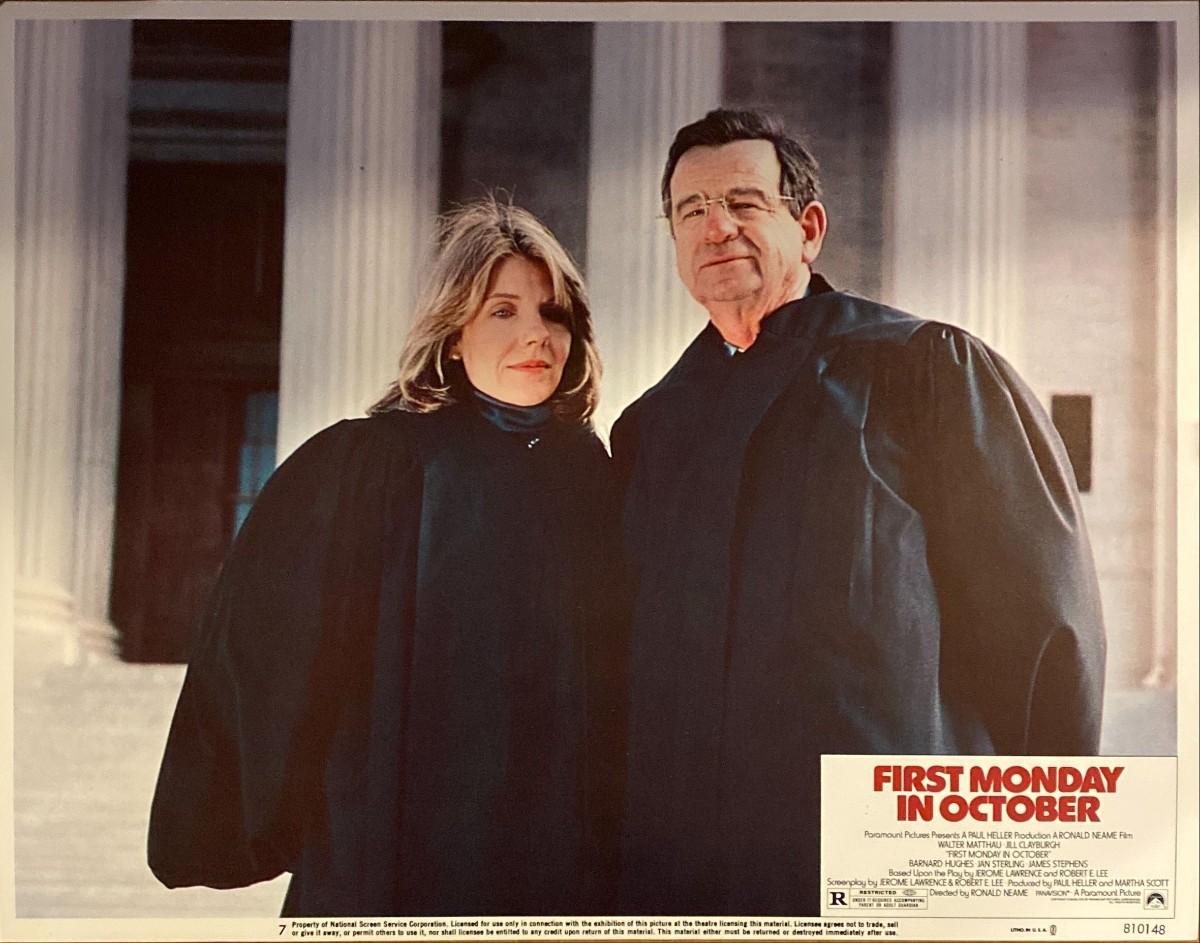 First Monday in October original 1981 vintage lobby card | EstateSales.org