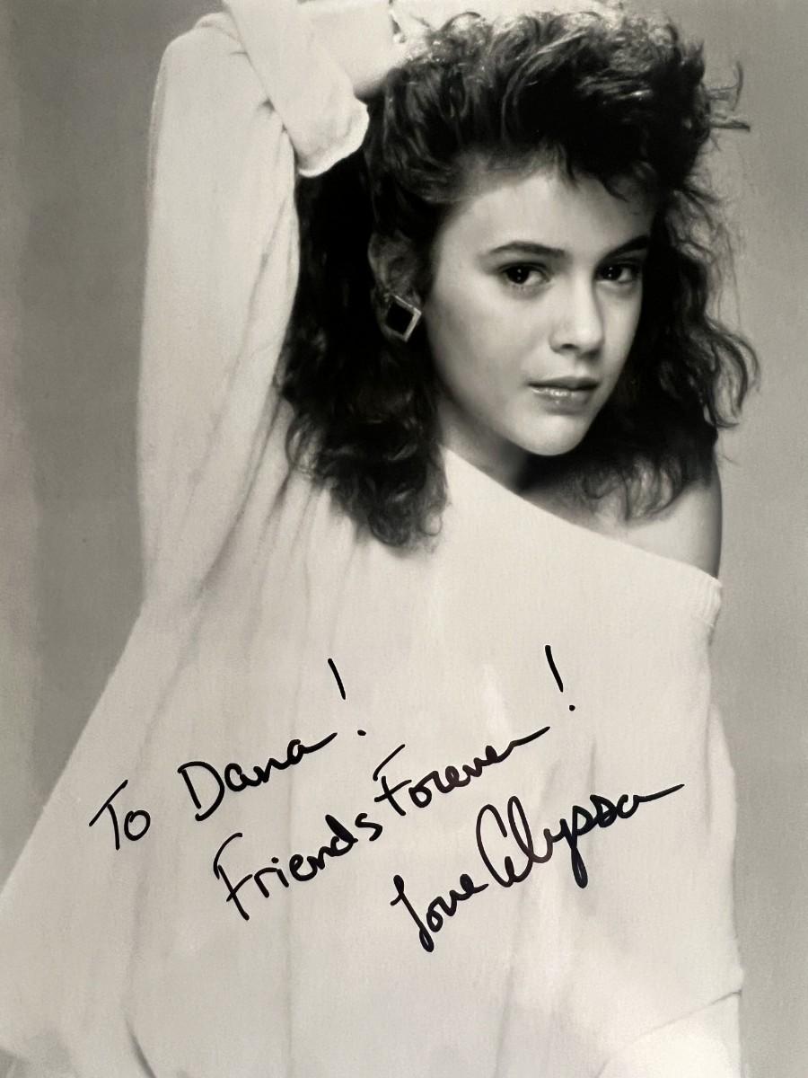 Alyssa Milano signed photo | EstateSales.org