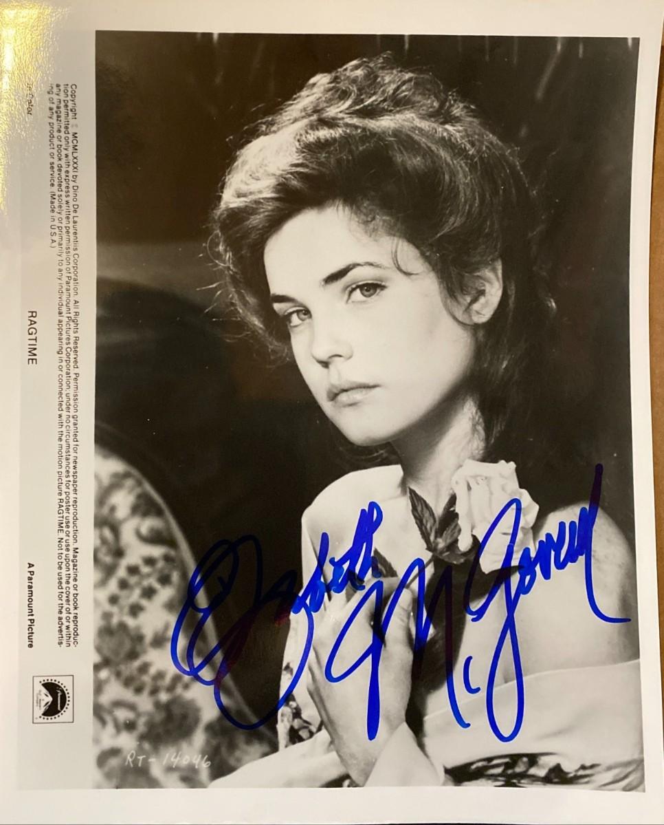 Ragtime Elizabeth McGovern signed movie photo | EstateSales.org