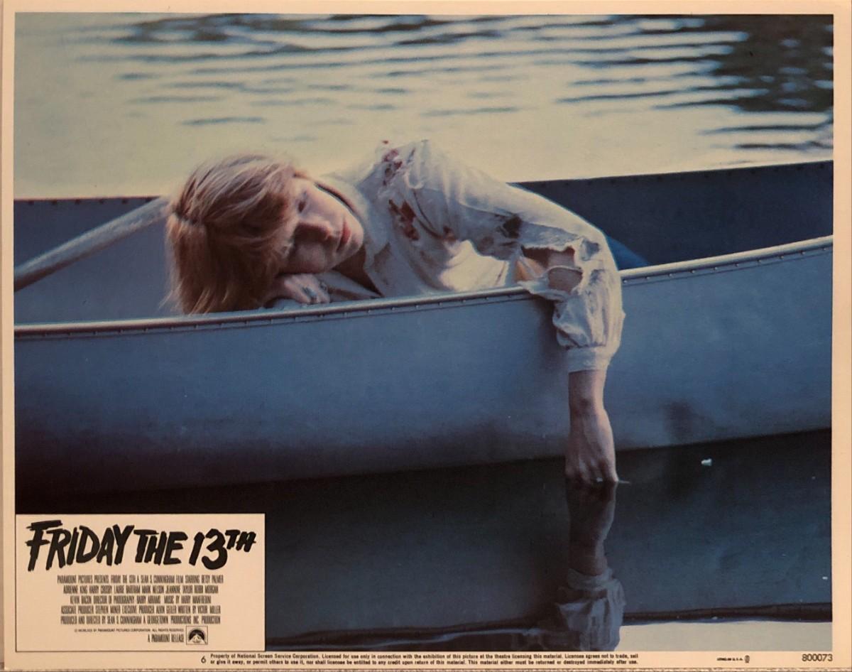 Friday the 13th original 1980 vintage lobby card | EstateSales.org