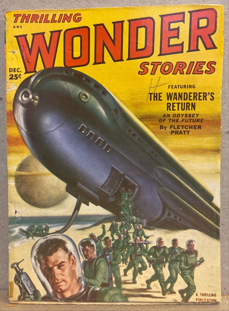 Thrilling Wonder Stories original December 1951 vintage pulp magazine ...
