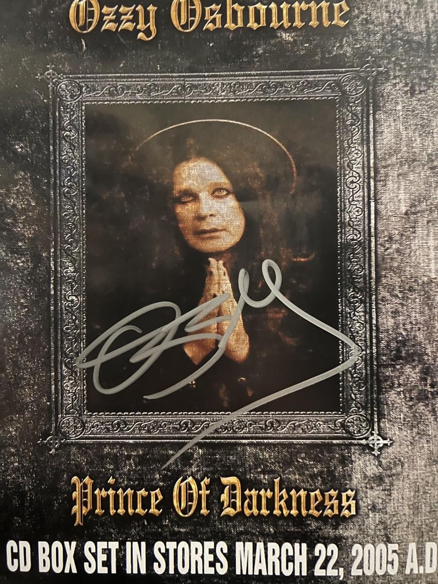 Ozzy Osbourne signed photo | EstateSales.org