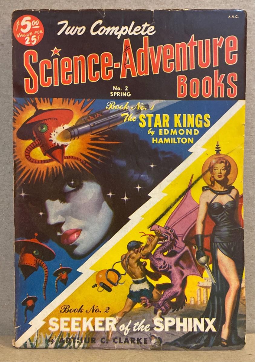 Two Complete Science-Adventure Books original Spring 1951 vintage pulp ...