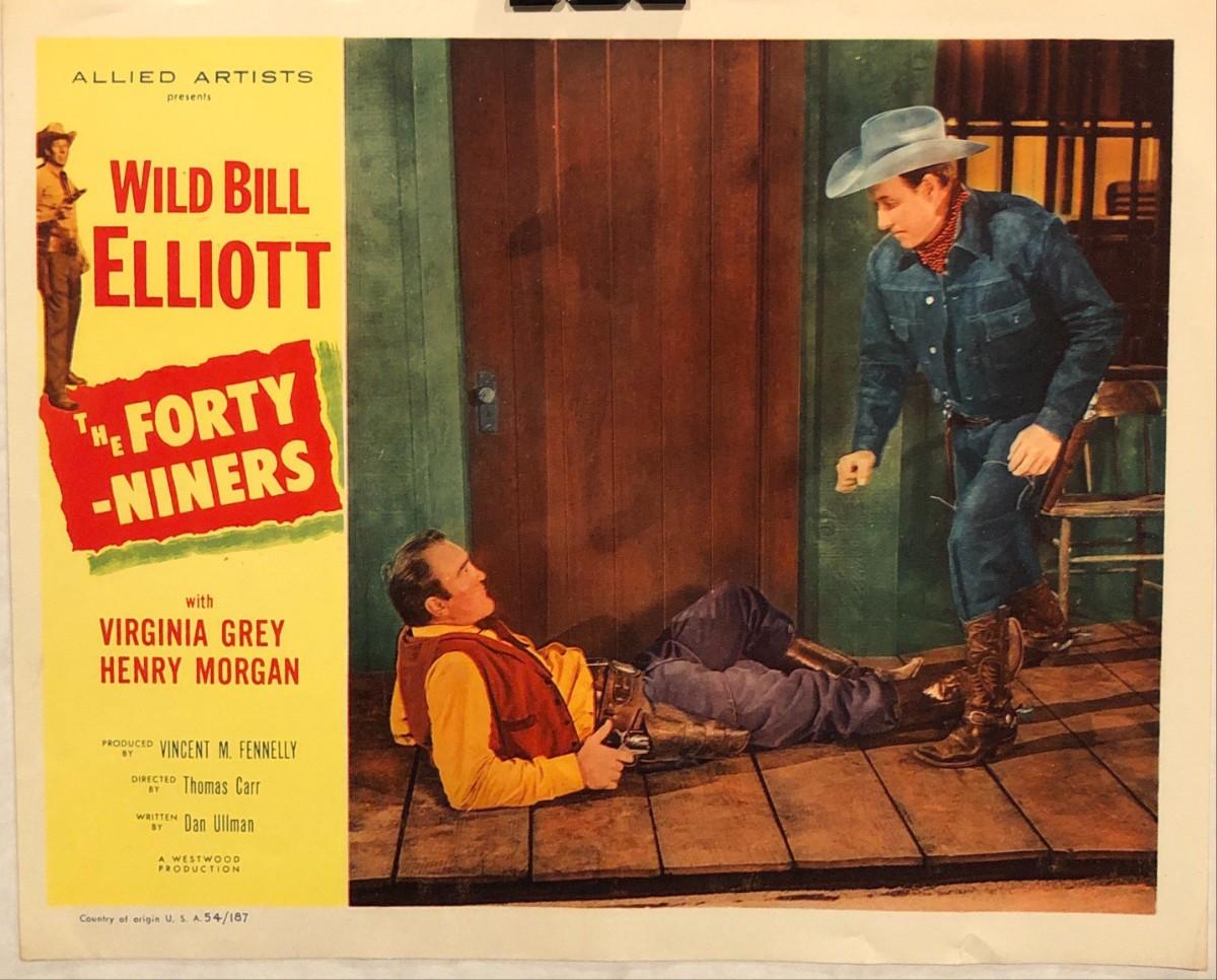 The Forty-Niners original 1954 vintage lobby card | EstateSales.org