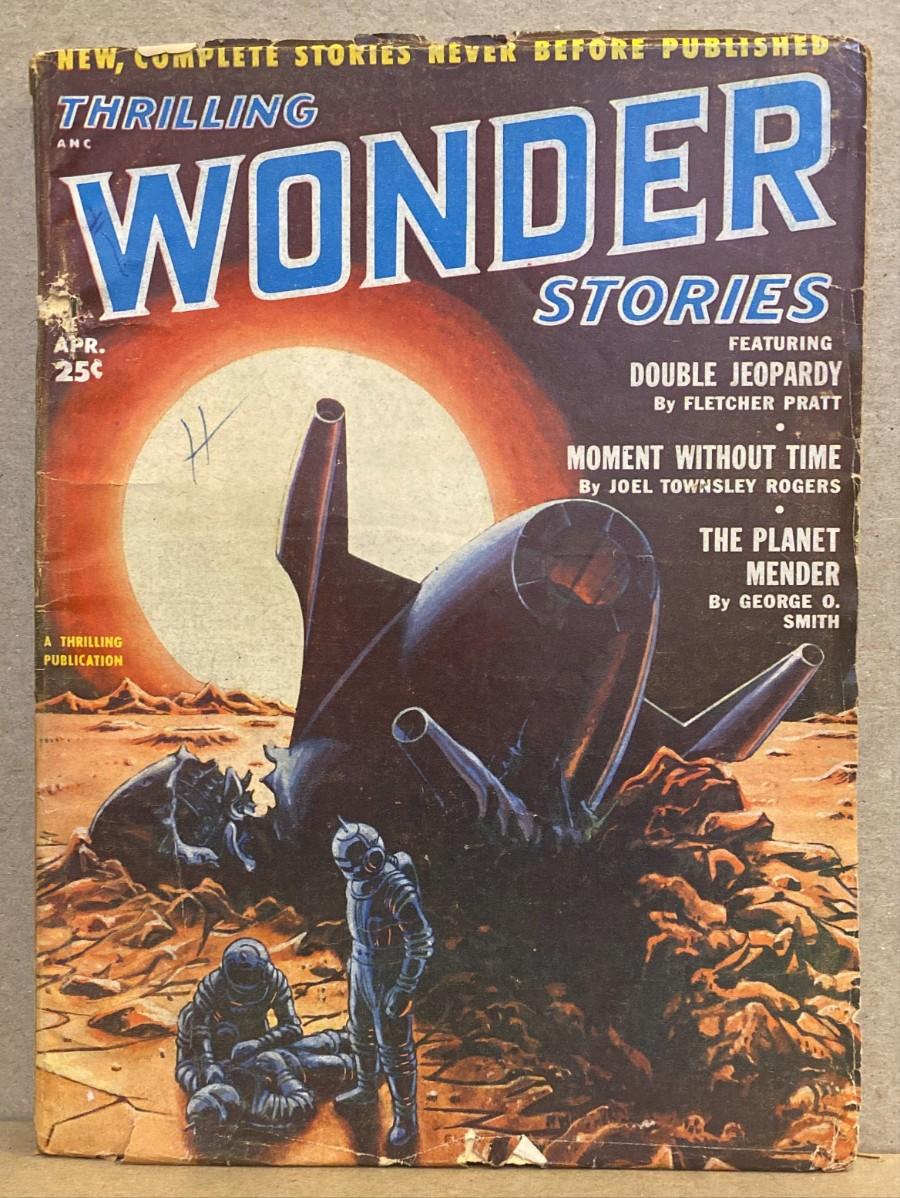Thrilling Wonder Stories original April 1952 vintage pulp magazine ...