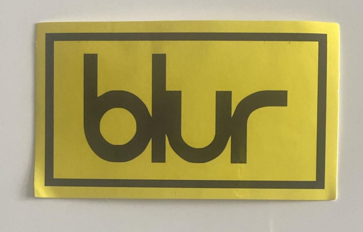 Blur sticker.4x2 inches | EstateSales.org