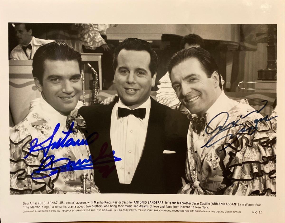 The Mambo Kings Armand Assante and Antonio Banderas signed movie photo ...