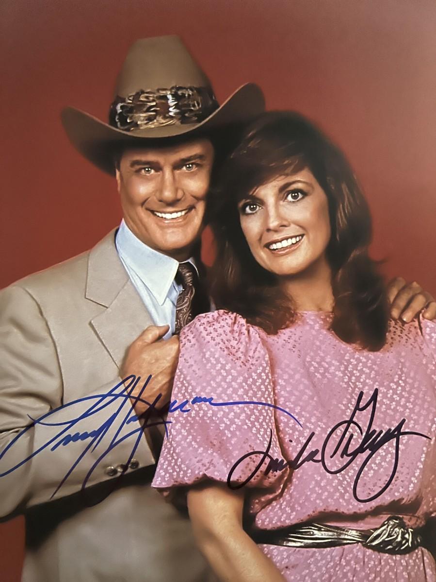 Dallas cast signed photo | EstateSales.org
