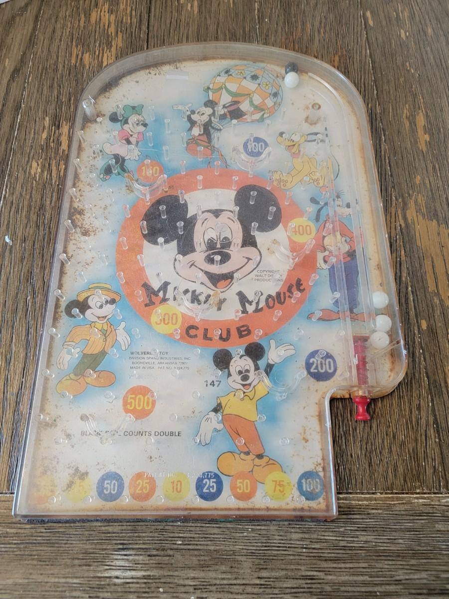Vintage Mickey Mouse Club Pinball | EstateSales.org