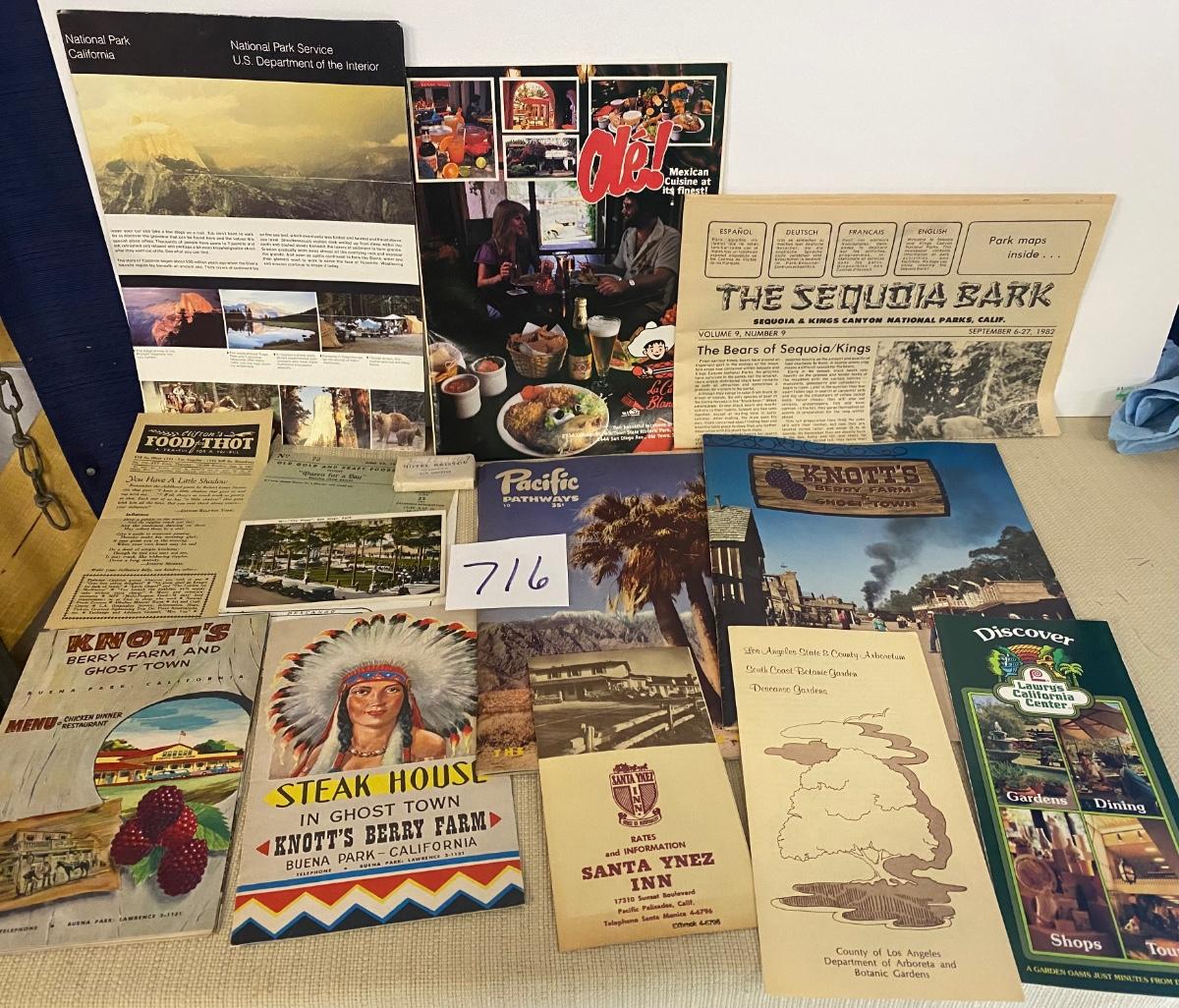 Vintage California Brochures | EstateSales.org