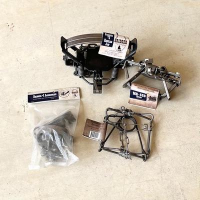 BRIDGER & MINNESOTA TRAPLINE ~ Assortment Four (4) ~ Animal Traps ...