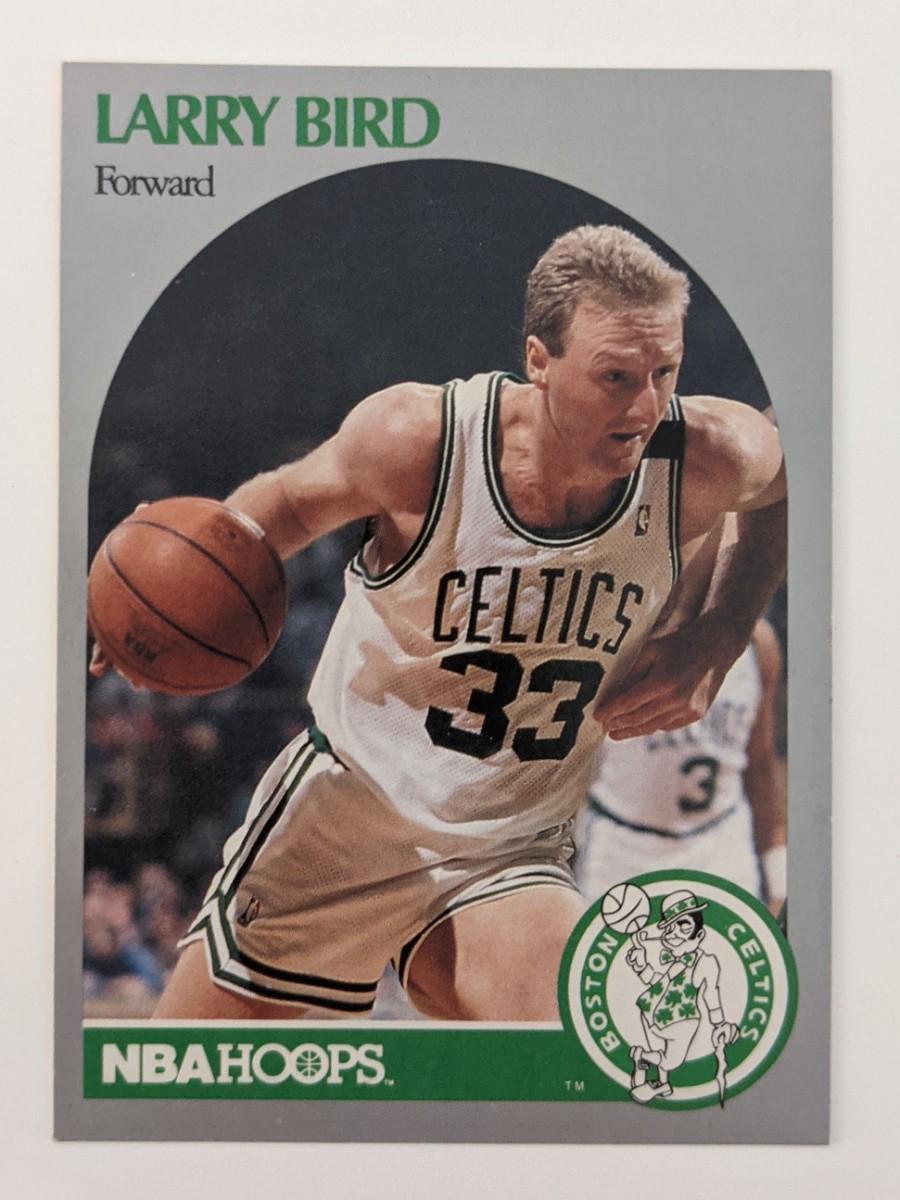 Larry Bird Basketball Trading Card - NBA Hoops #39 1990 | EstateSales.org