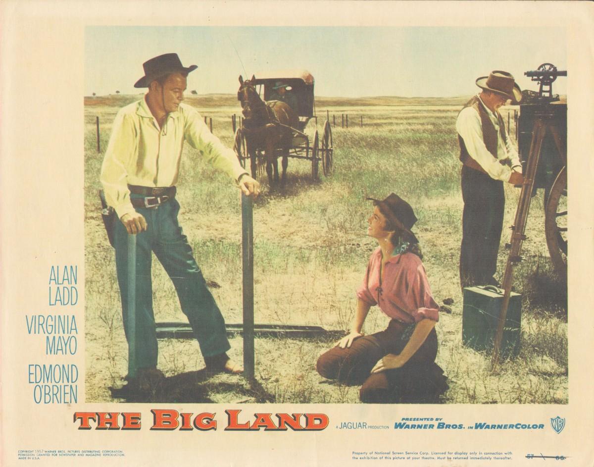The Big Land 1957 original vintage lobby card | EstateSales.org