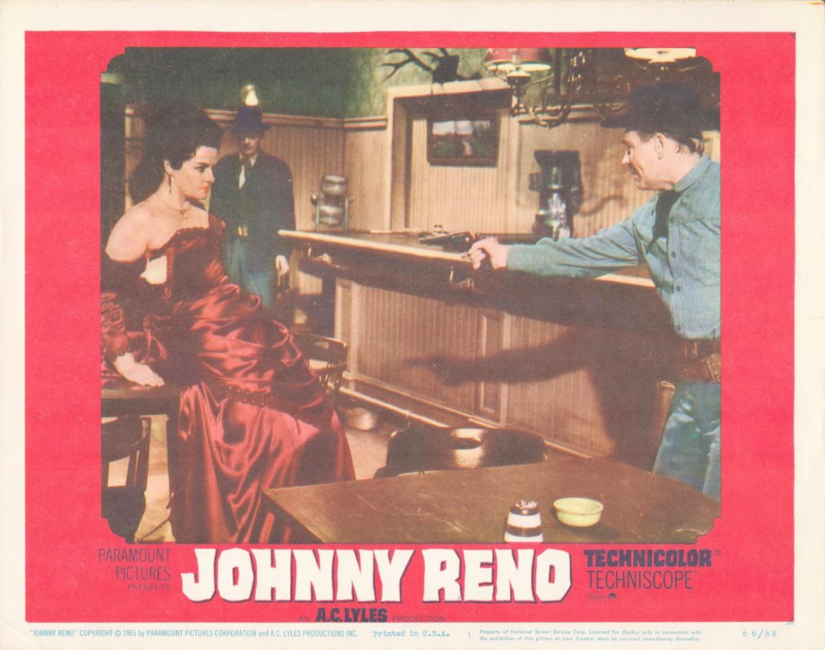 Johnny Reno 1965 original vintage lobby card | EstateSales.org