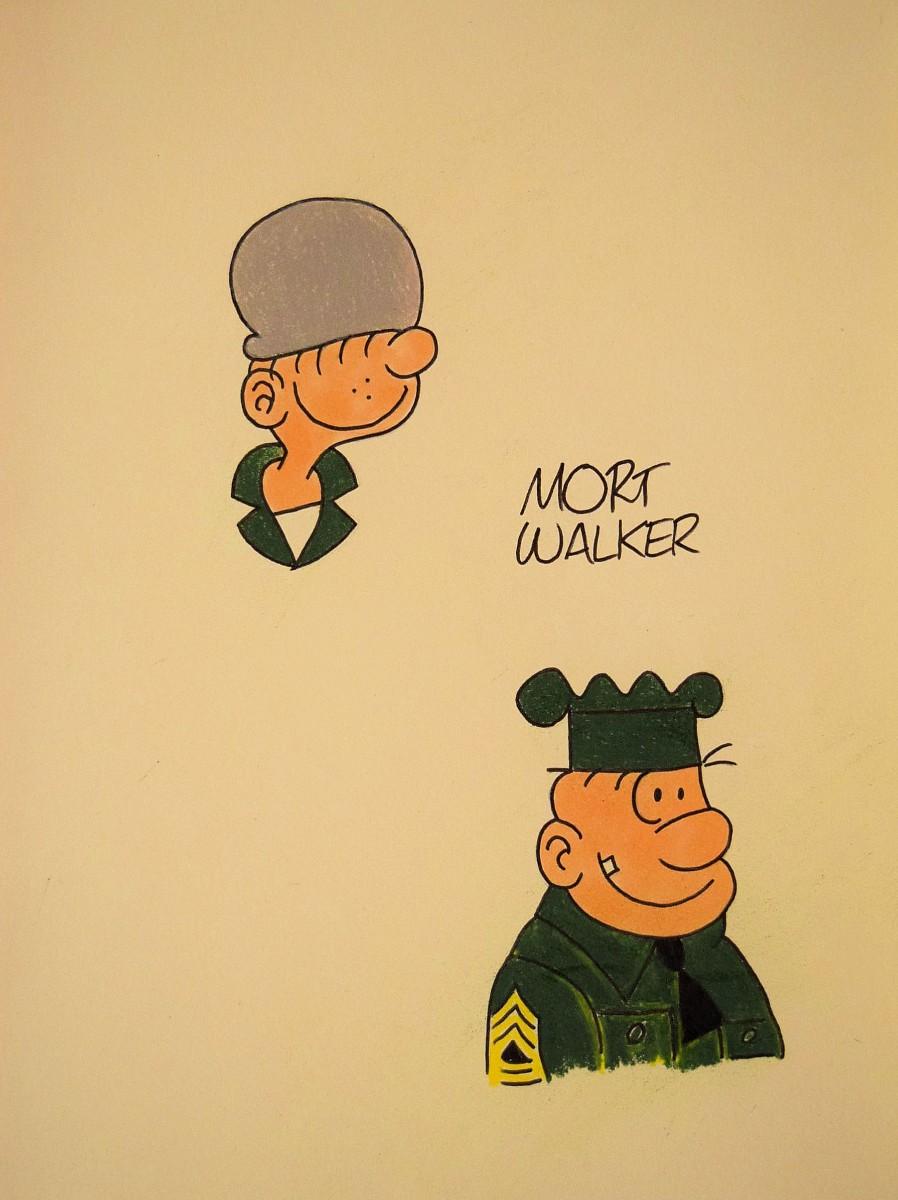 Mort Walker drawn and signed sketch | EstateSales.org