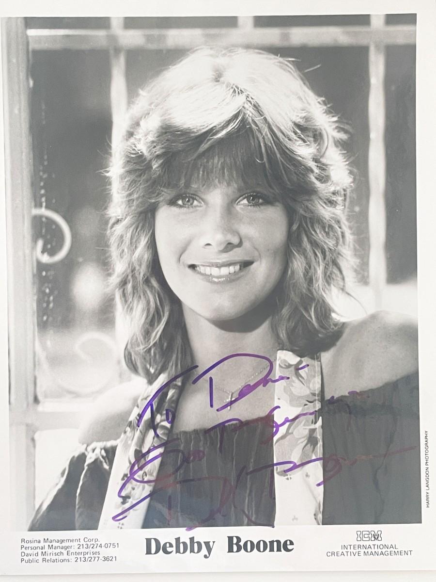 Debby Boone signed photo | EstateSales.org