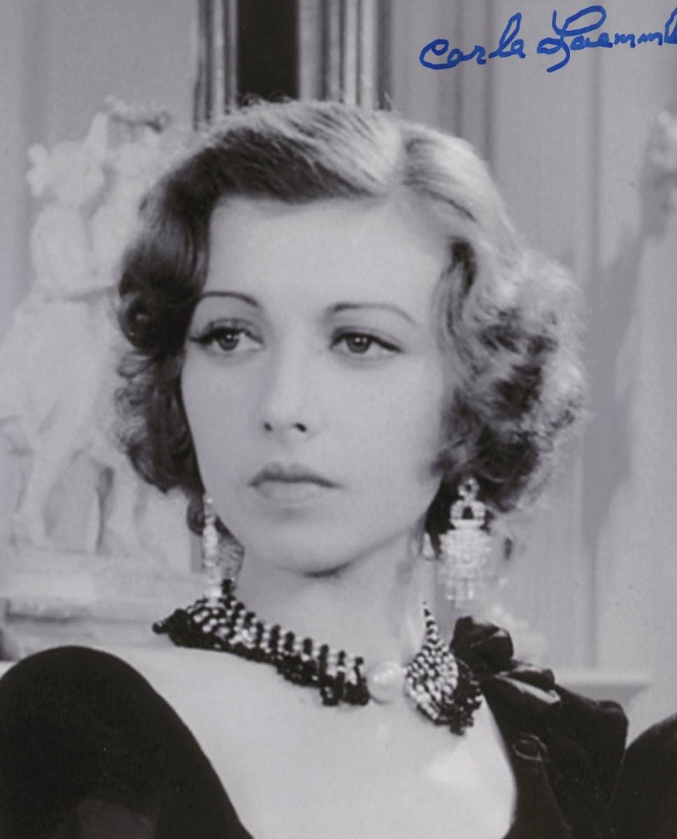 Carla Laemmle signed photo | EstateSales.org