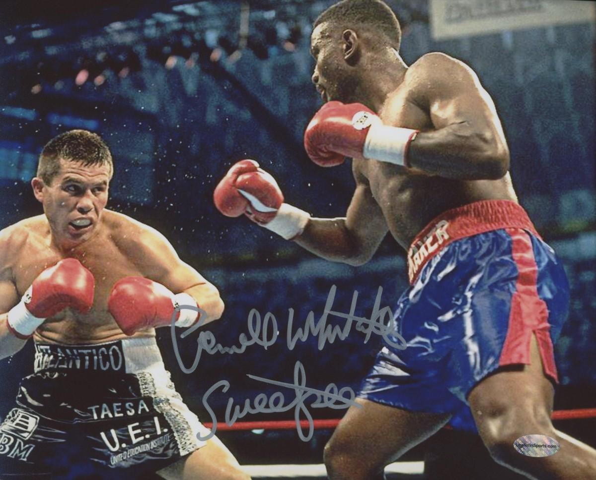 Pernell Whitaker Sr. signed photo | EstateSales.org