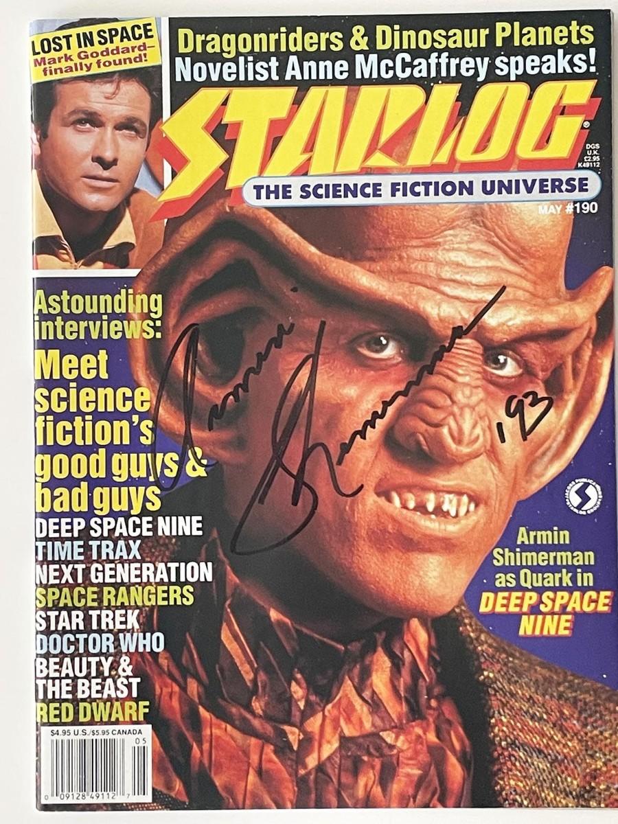 Star Trek: Deep Space Nine Armin Shimerman signed Starlog magazine ...