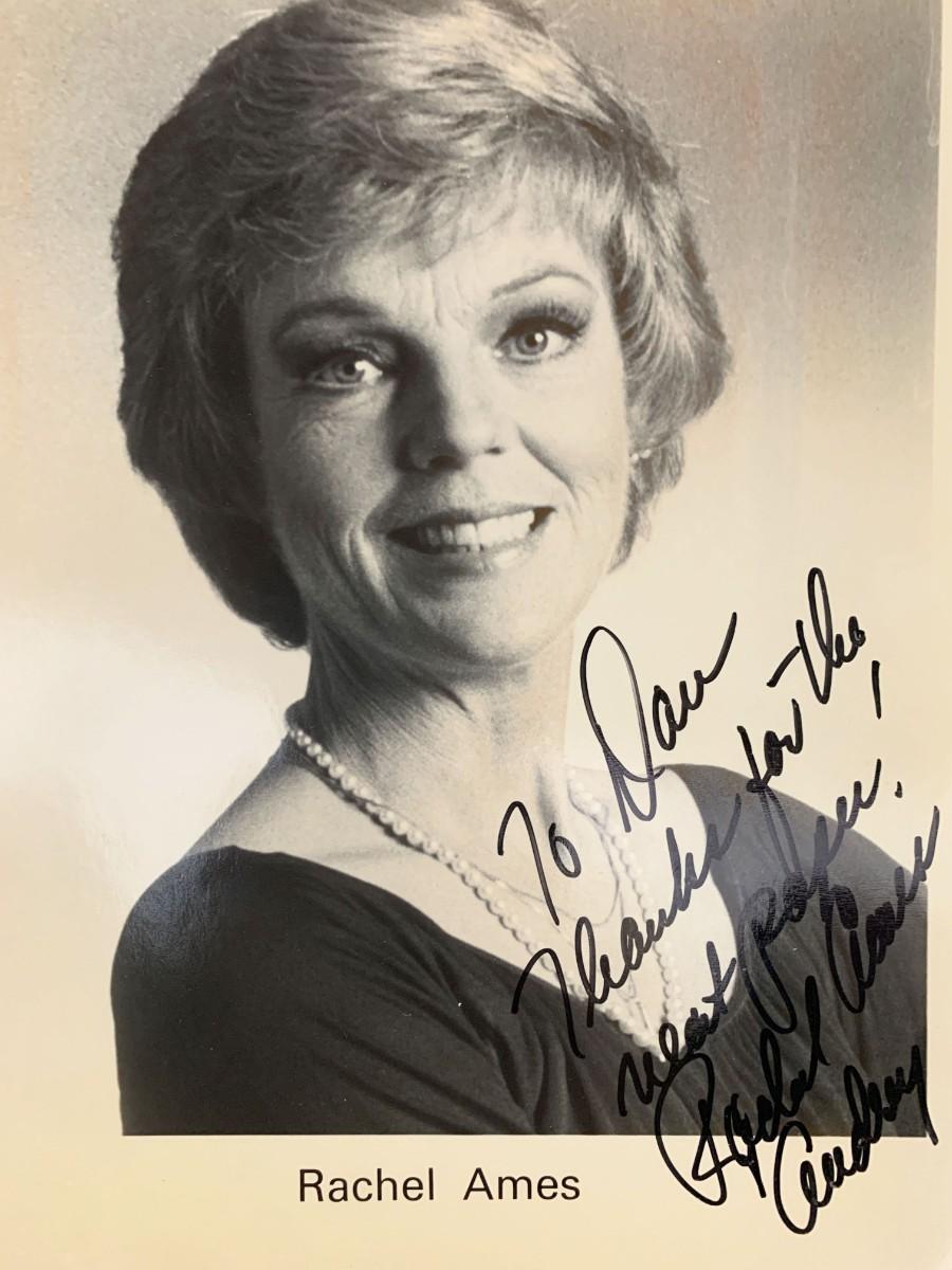 Rachel Ames signed photo | EstateSales.org