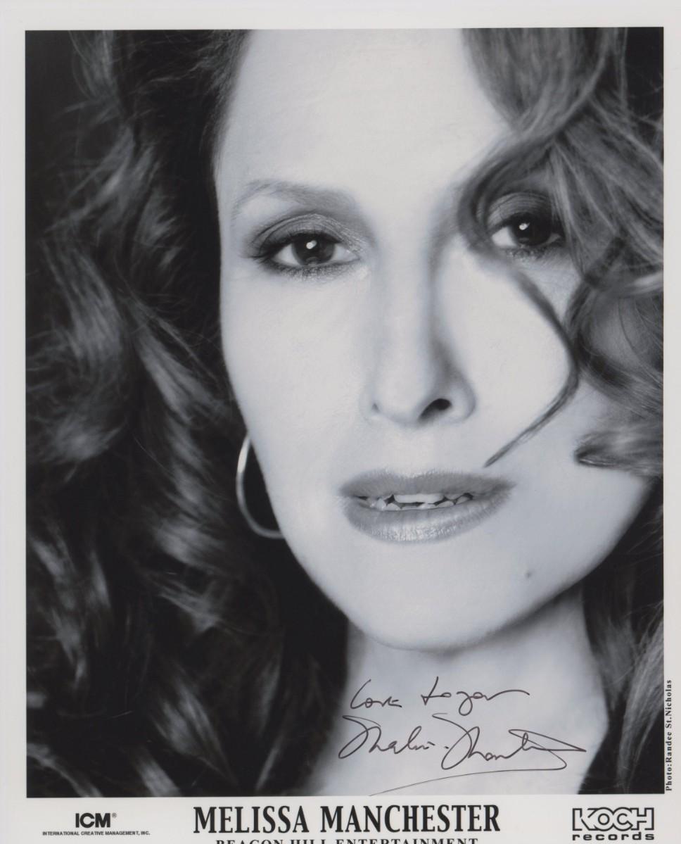 Melissa Manchester signed photo | EstateSales.org