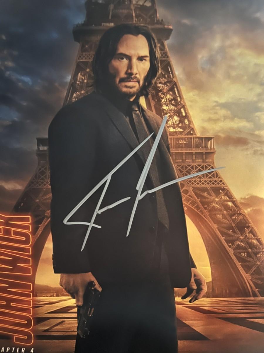 John Wick Keanu Reeves signed photo | EstateSales.org